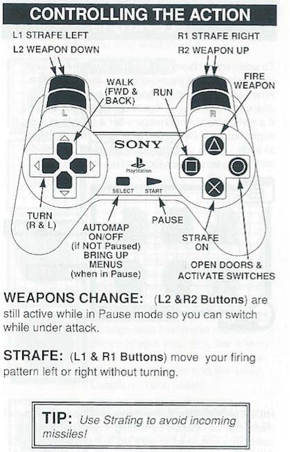 Anatomy of a control scheme: PlayStation Doom – A MOST AGREEABLE PASTIME